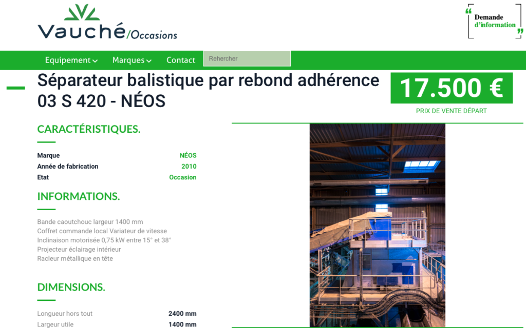 Vauché Occasions - L'écho circulaire